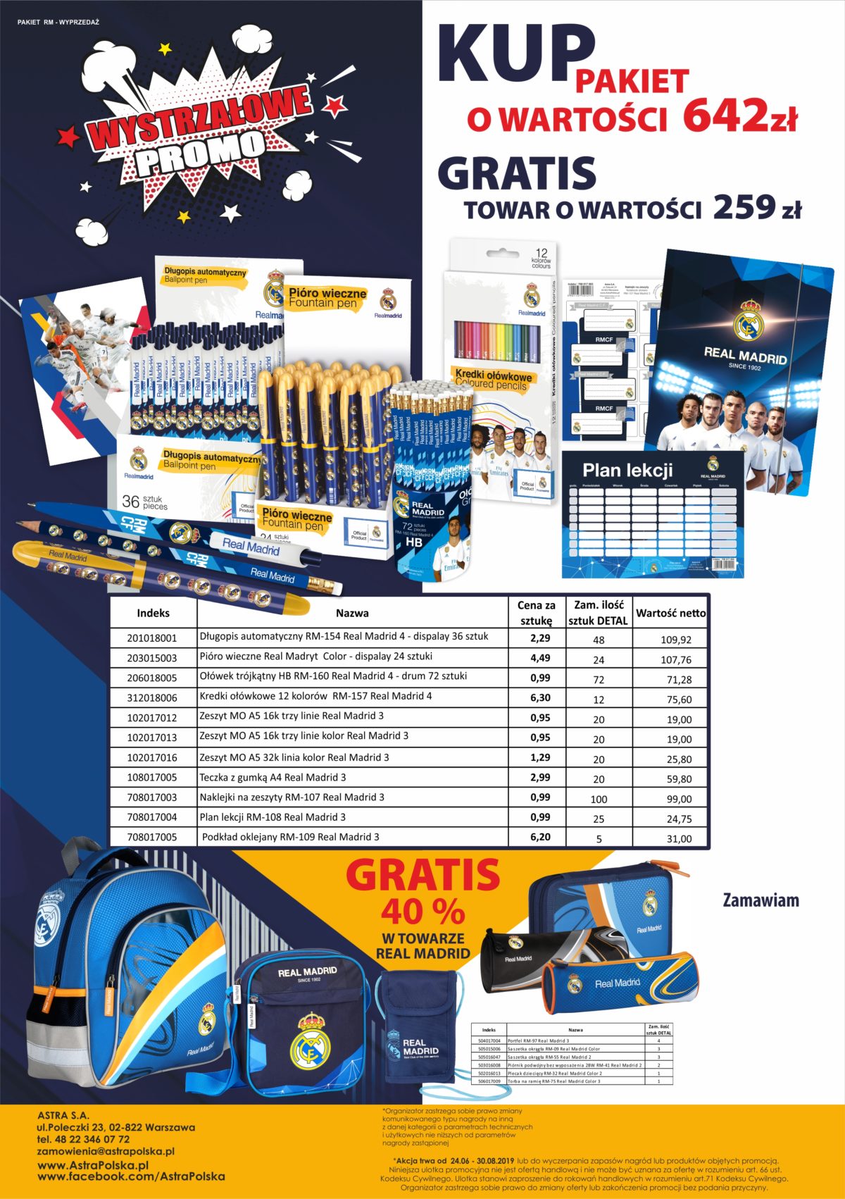 pakiet RM – WYPRZEDAŻ - ABRO